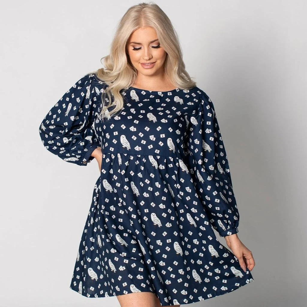 Cakeworthy Cakeworthy Harry Potter Hedwig Puffy Long Sleeved Dress ...
