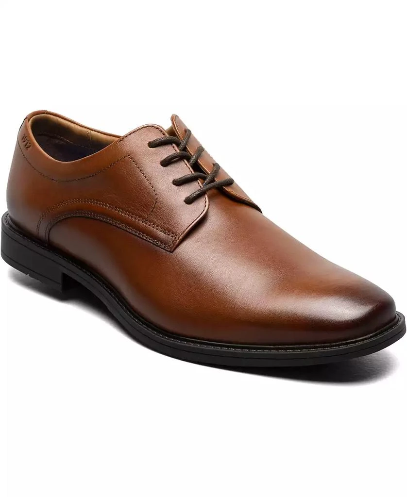 Nunn Bush Men's Baxter Leather Plain Toe Oxford - Business Casual Shoes ...