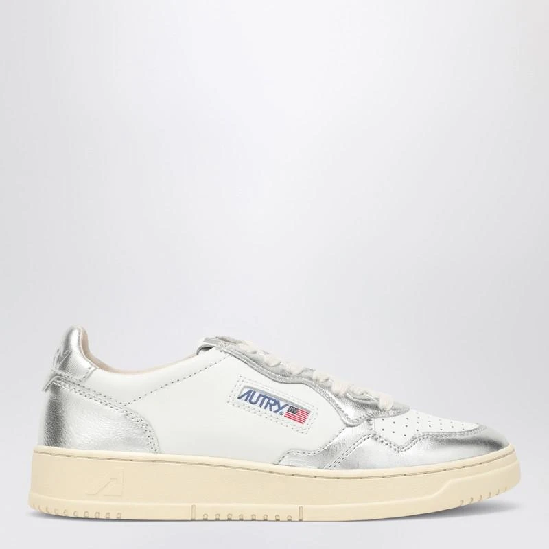 Autry Low Medalist white/silver trainer - Casual Shoes - Save Extra 10% ...
