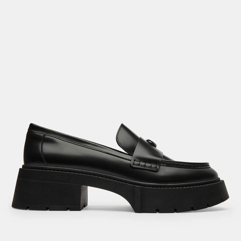 Coach Women's Leah Leather Platform Loafers - Shoes - BeyondStyle