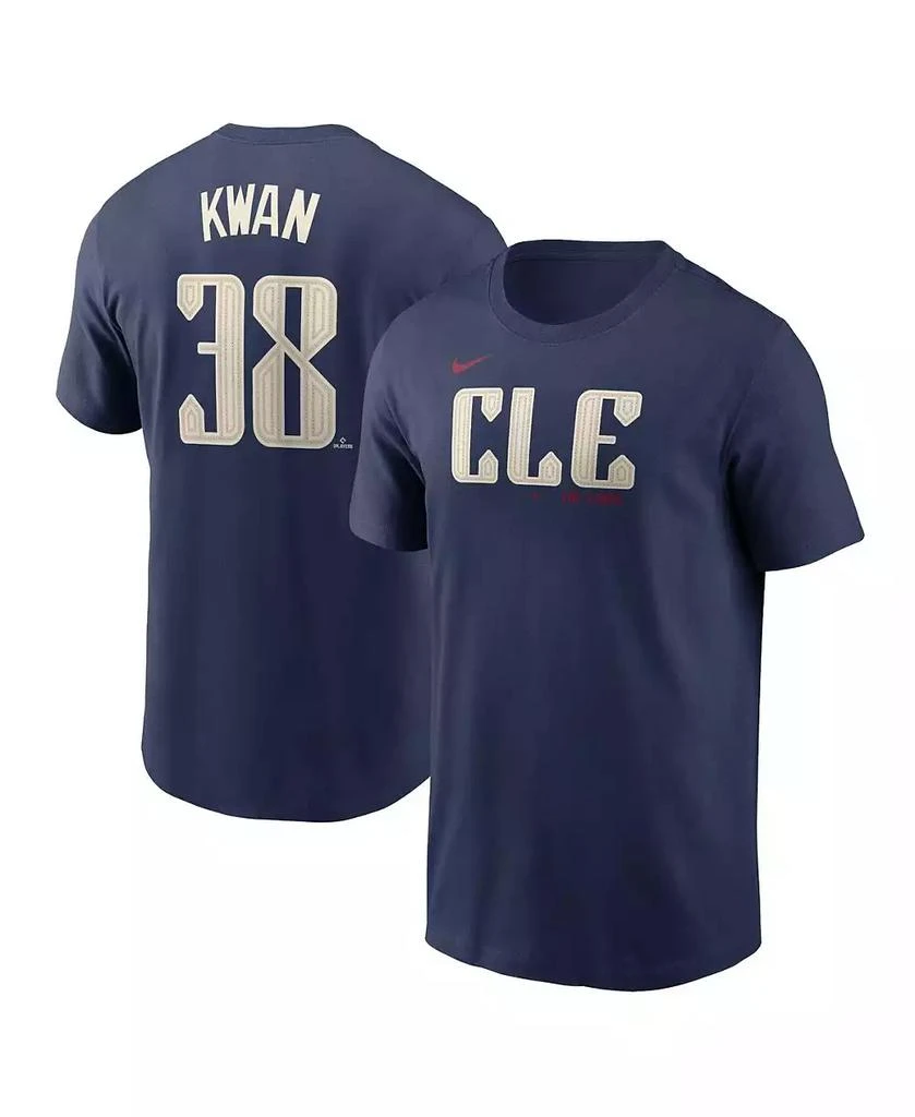 Nike Men's Steven Kwan Navy Cleveland Guardians 2024 City Connect Name ...
