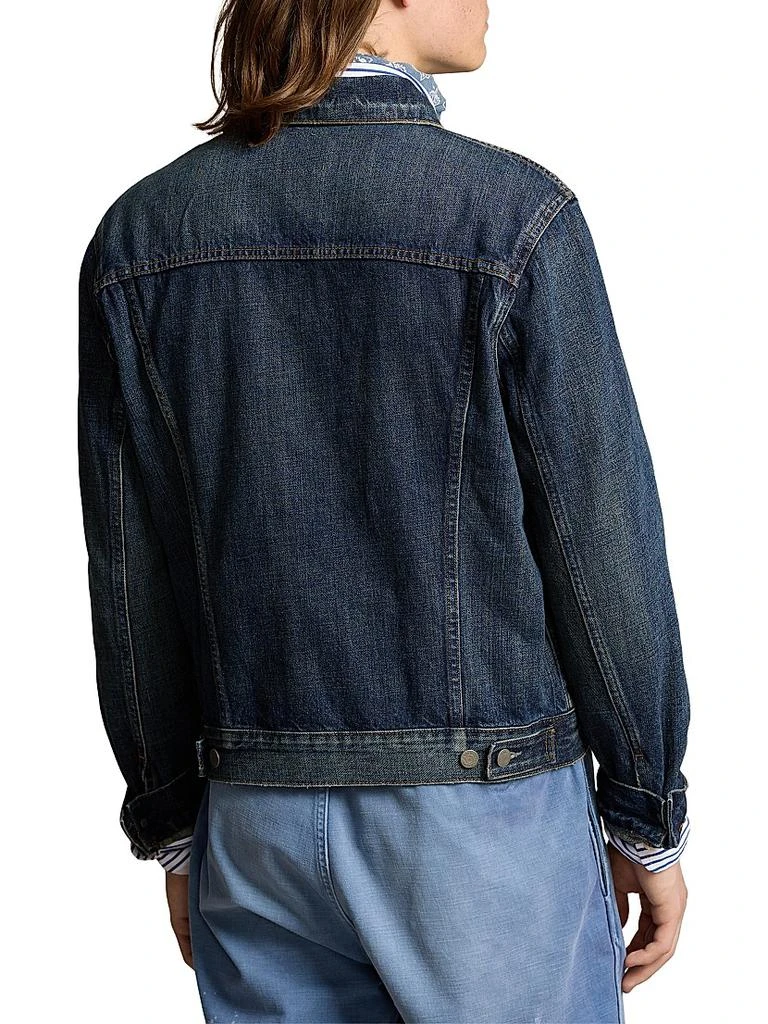 Ralph Lauren Faded Denim Trucker Jacket - Jackets - Free Shipping - BeyondStyle