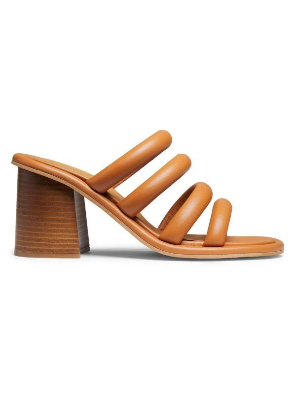 See by Chloé Suzan 90MM Leather Block-Heel Sandals - Sandals - Free ...
