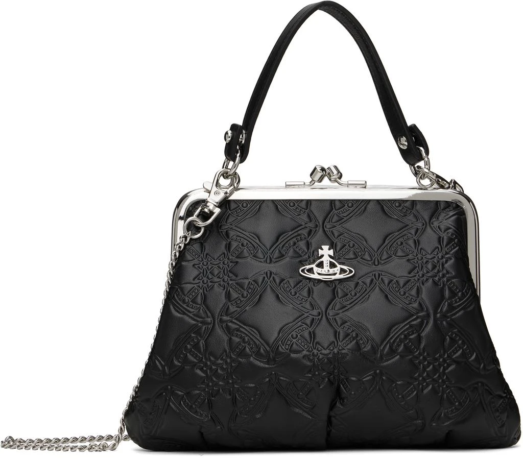 Vivienne Westwood Black Granny Frame Bag - Crossbody Bags - BeyondStyle