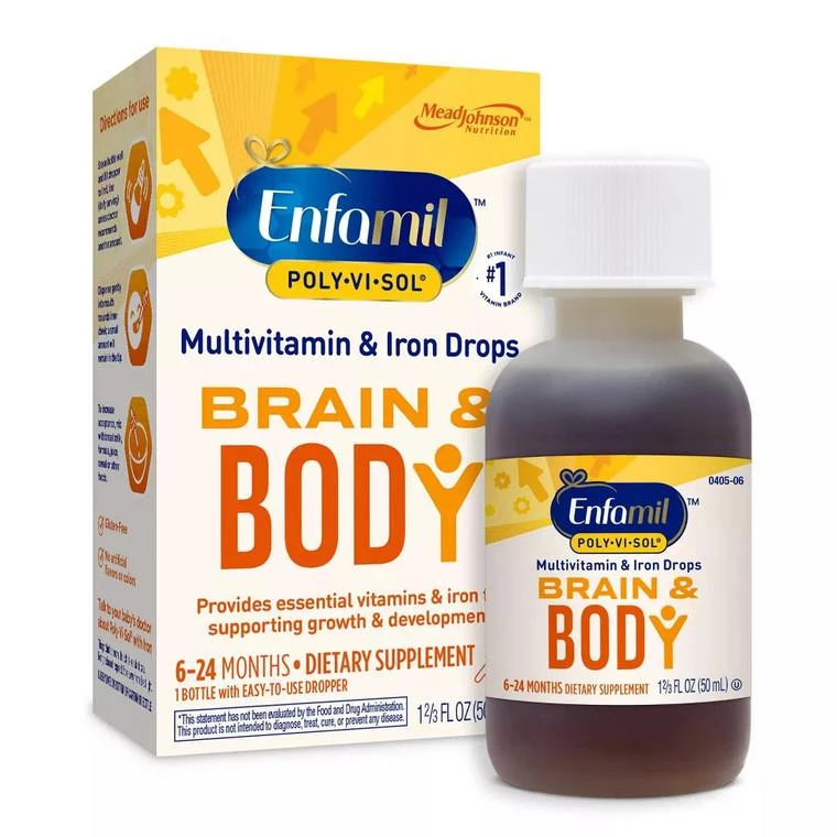 Enfamil Poly-Vi-Sol Enfamil Poly-Vi-Sol Multivitamin Dietary Supplement ...