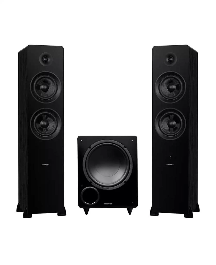 Fluance Ai81 Powered Floorstanding Speakers (Bamboo), DB10 10" Powered ...