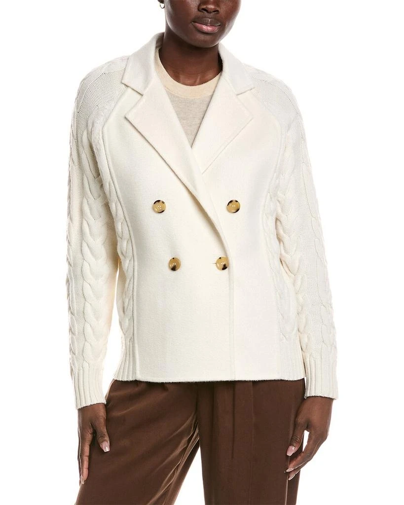 Shop Micio Wool & Cashmere-Blend Jacket on Sale at BeyondStyle – Get 81 ...