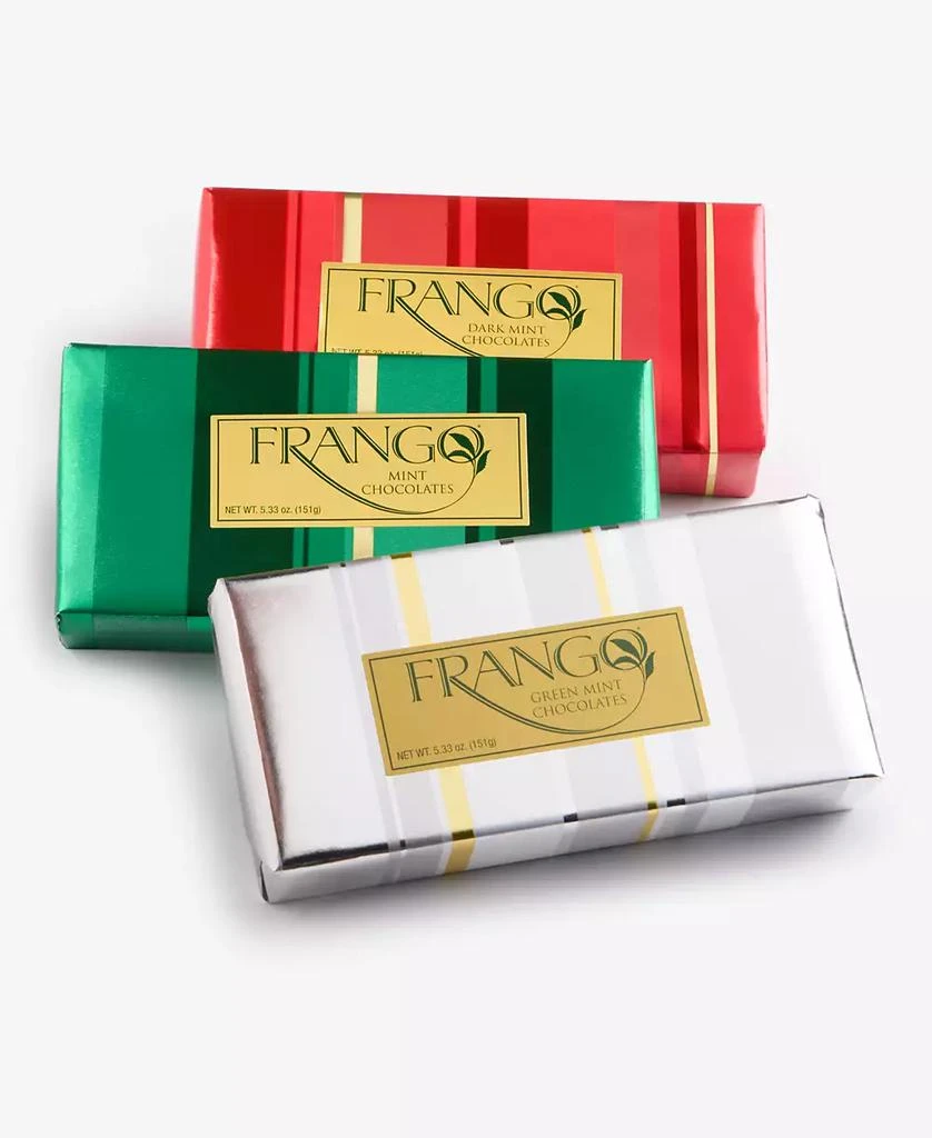 Shop 3 Pack 1/3 LB Wrapped Milk Chocolate, Dark Chocolate, Green Mint ...