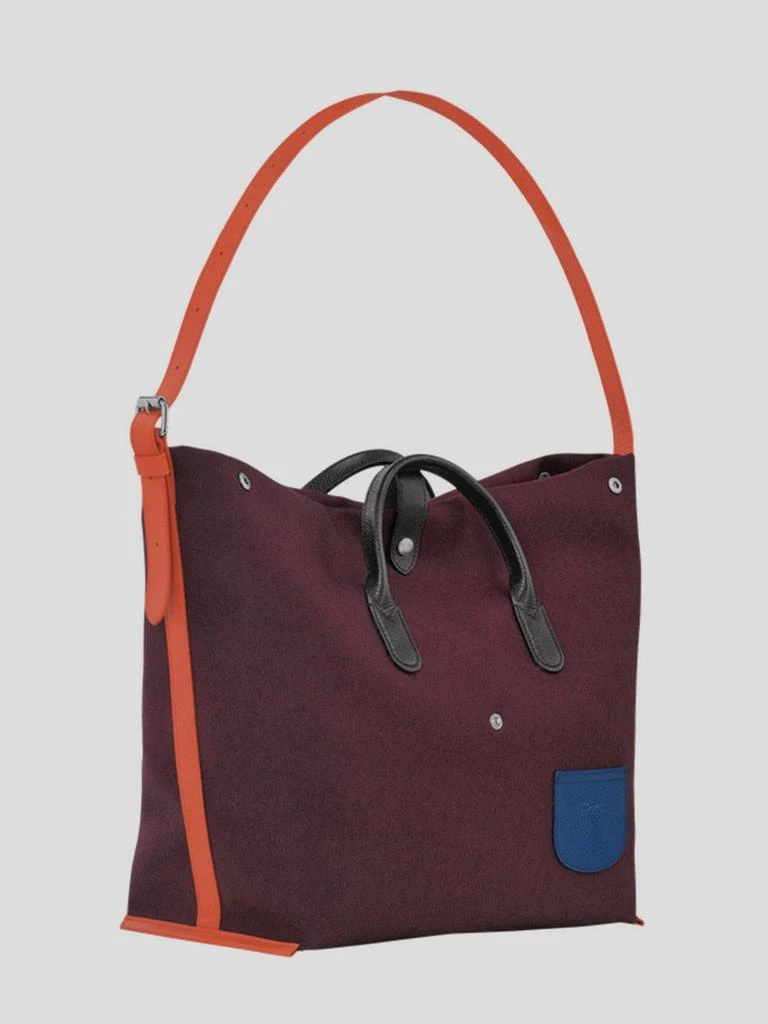 Longchamp Longchamp Essential XL Logo Patch Top Handle Bag - Tote Bags ...