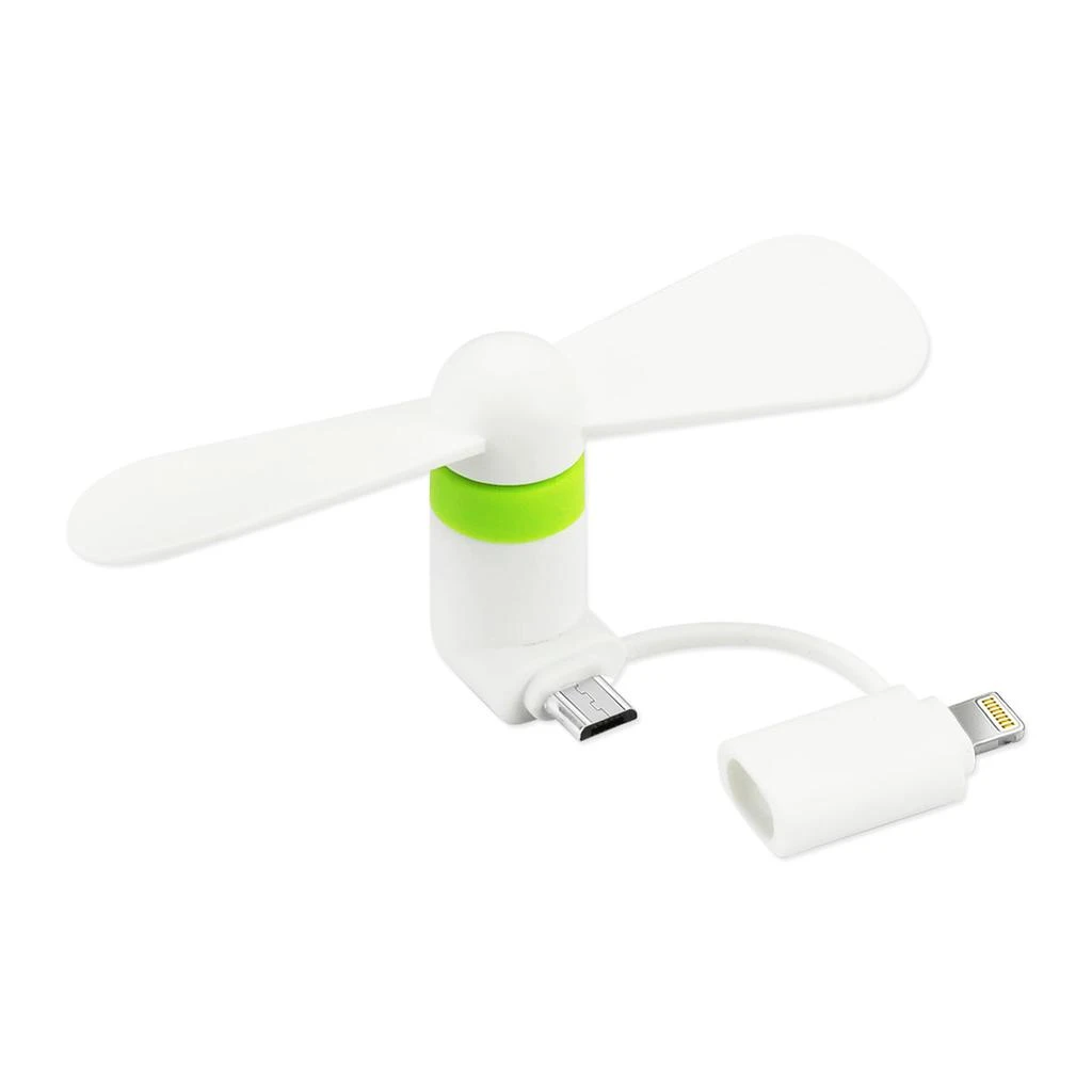 Mini Fan 2-In-1 For Iphone/ Ipad And Android In White – On Sale Now ...