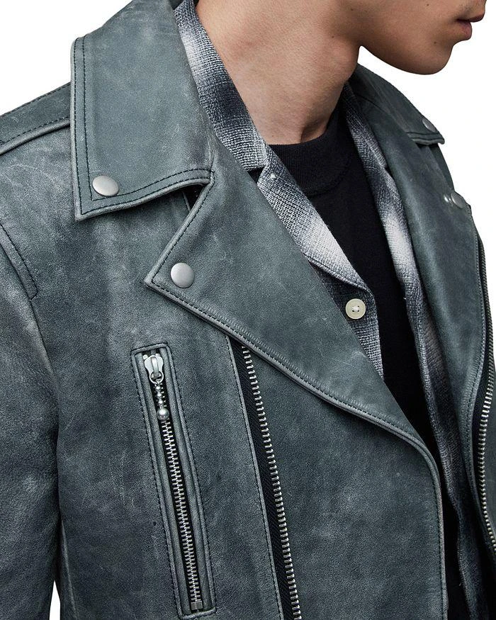 ALLSAINTS Ark Leather Biker Jacket - Jackets - Free Shipping - BeyondStyle