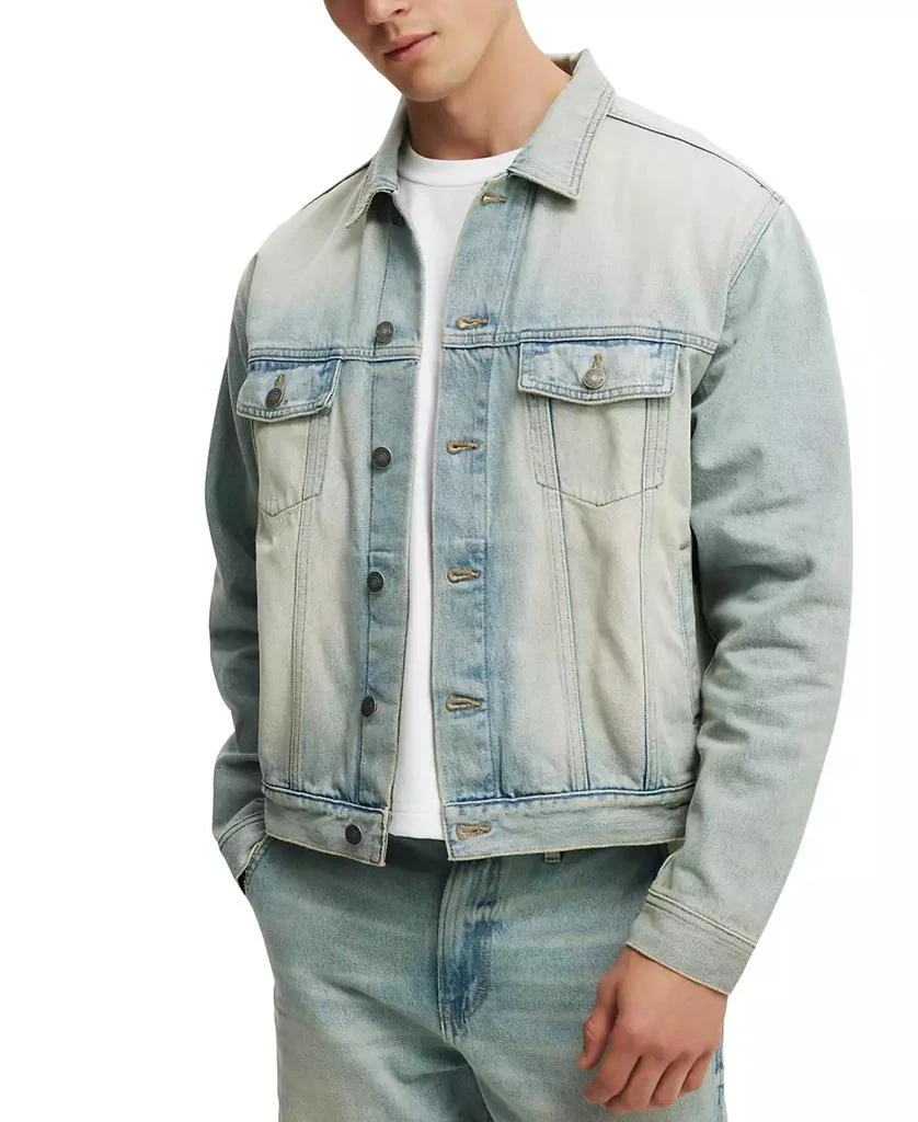 COTTON ON Men's Oversized Trucker Jacket - Jackets - Free Shipping ...