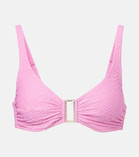 MELISSA ODABASH Bel Air chevron bikini top - Swimwear - BeyondStyle