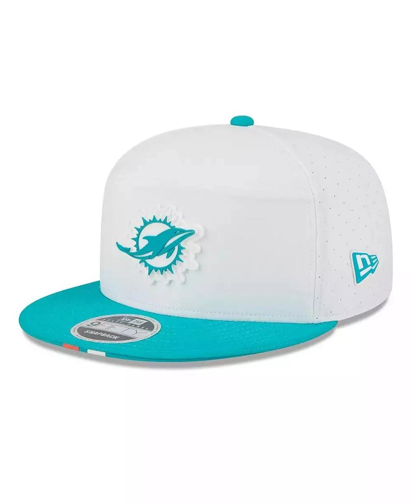 New Era Men's White/Aqua Miami Dolphins 2025 NFL Training Camp Split ...