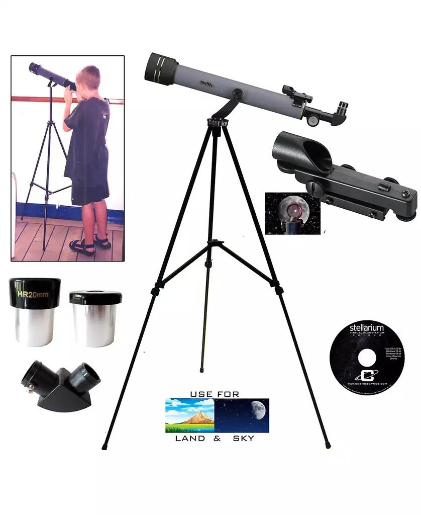 Cosmo Brands Galileo 600 X 50 Starter Telescope with Red Dot ...