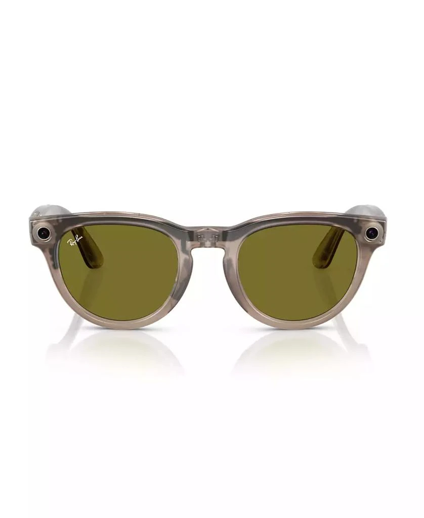 Ray-Ban Meta Headliner, Low Bridge Fit Unisex Photocromic AI Sunglasses ...