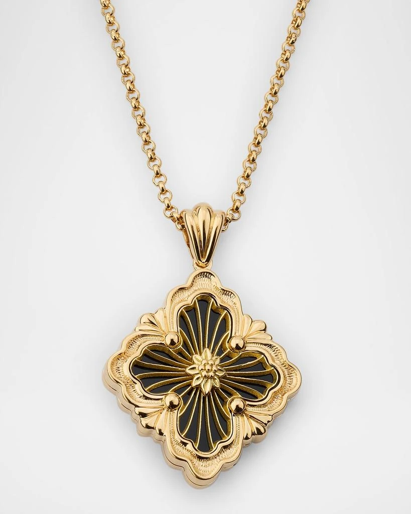 Buccellati Opera Tulle Onyx Pendant Necklace in 18K Yellow Gold, Large ...