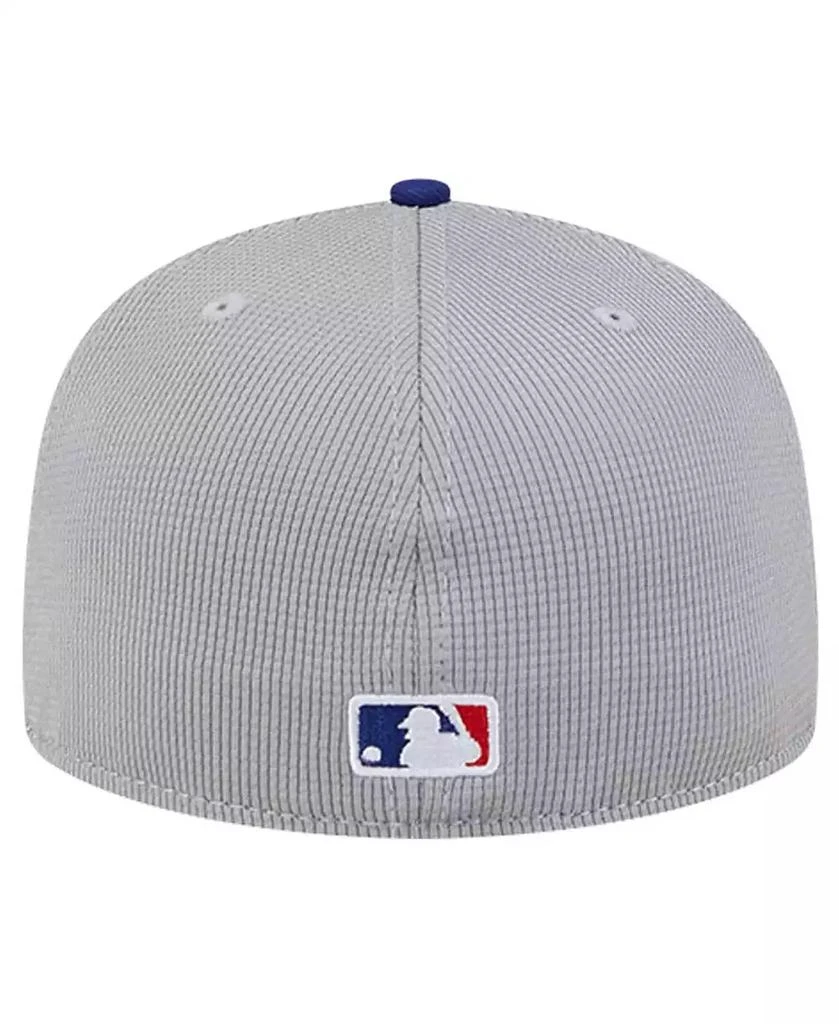 New Era Men's Gray Los Angeles Dodgers Pivot Mesh 59FIFTY Fitted Hat ...