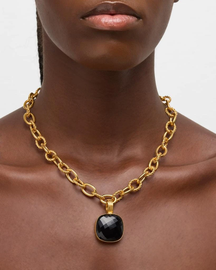 Dina Mackney Black Onyx Lily Chain Necklace - JEWELRY - Free Shipping ...