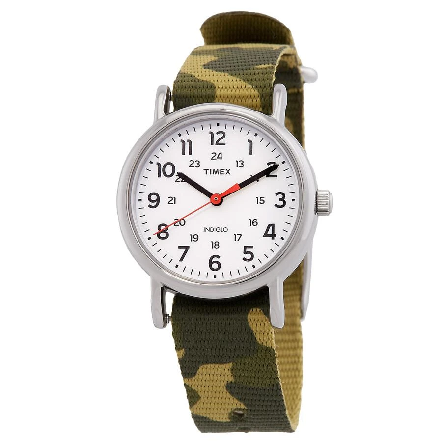 Timex Weekender Quartz White Dial Ladies Watch TW2V61500 - Quartz ...