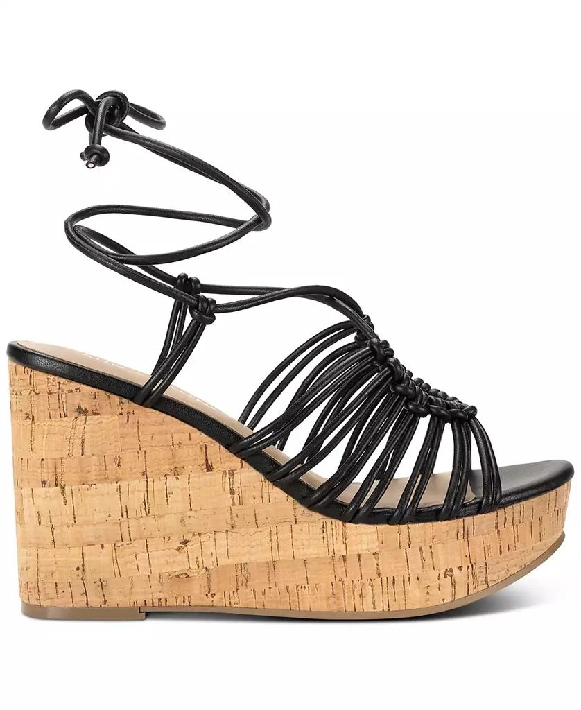 Fascinating Lace Up Wedge Sandals Pictures