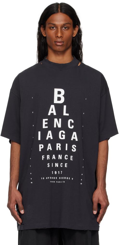Balenciaga Balenciaga Est.1917 t-shirt Black L - T-Shirts Balenciaga Balenciaga Est.1917 t-shirt Black L - T-Shirts