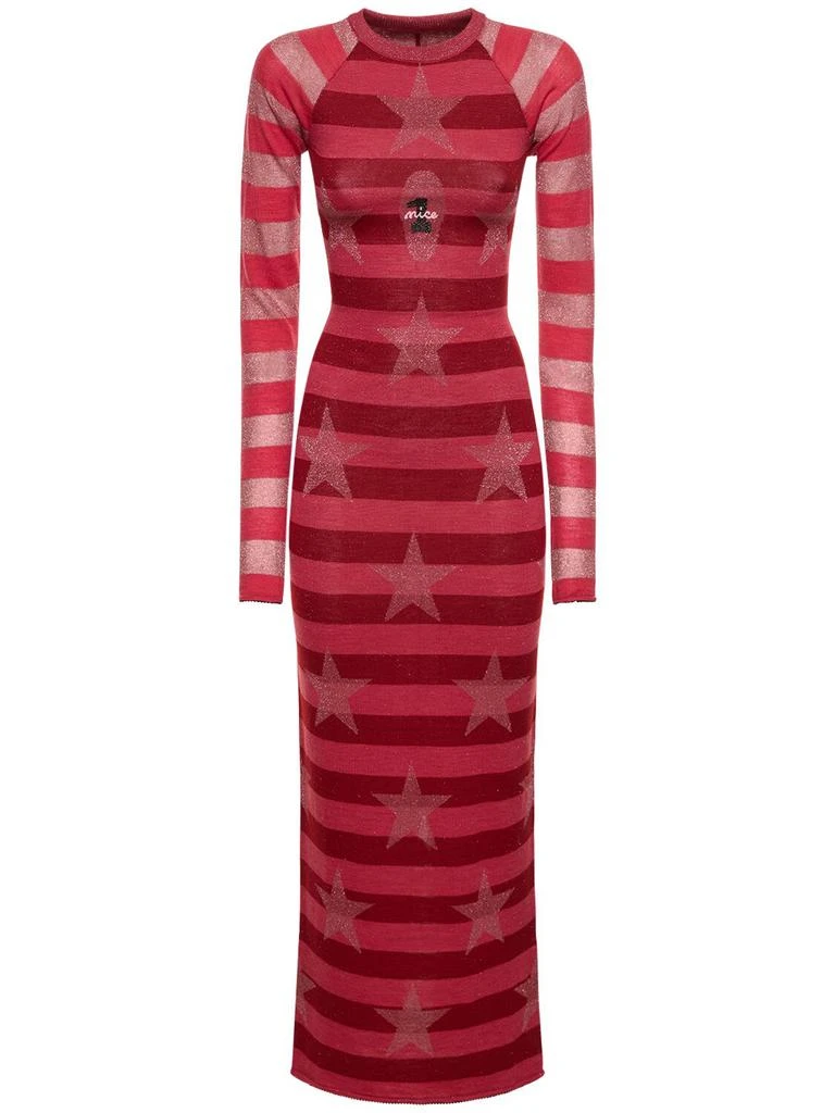 CORMIO Shunsuke Embroidered Long Knit Dress - Dresses & Skirts ...