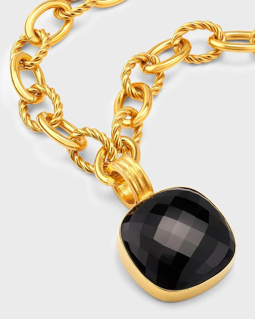 Dina Mackney Black Onyx Lily Chain Necklace - JEWELRY - Free Shipping ...
