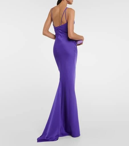 The Attico Melva satin slip gown - Dresses & Skirts - Free Shipping ...