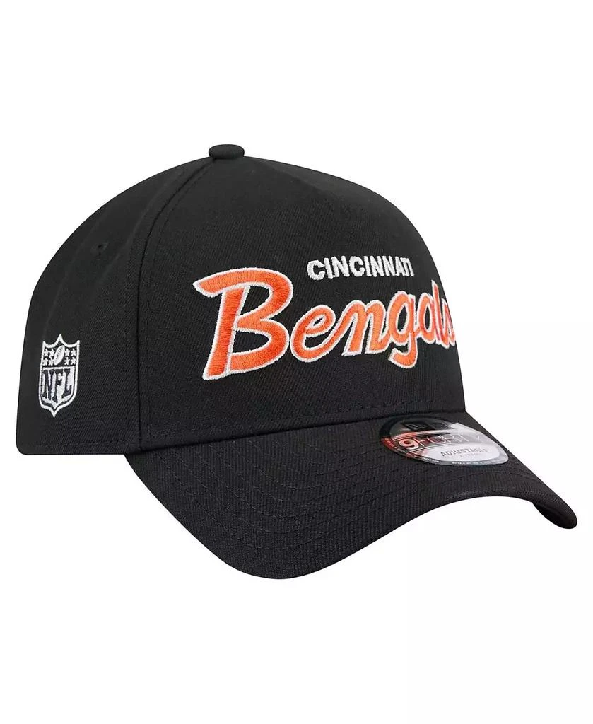 New Era Men's Black Cincinnati Bengals Smith 9FORTY Adjustable hat ...