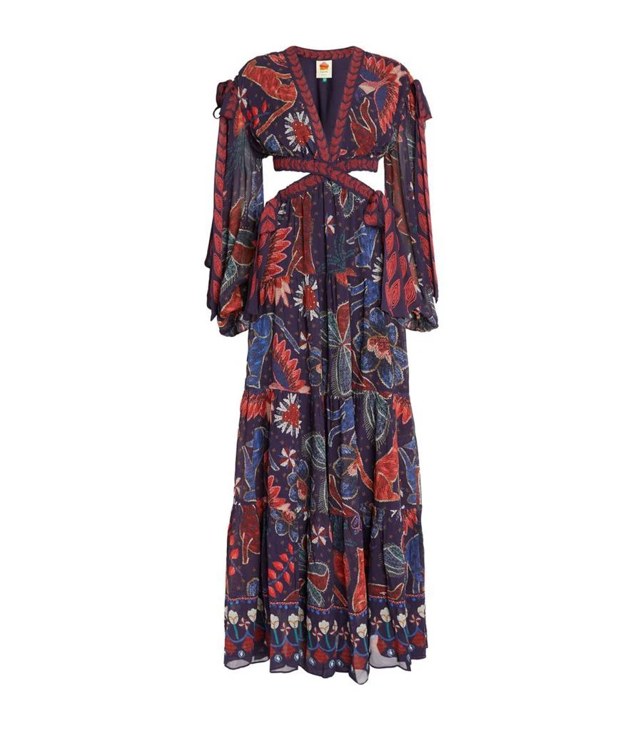 FARM Rio Tropical Cut-Out Maxi Dress - Dresses & Skirts - BeyondStyle