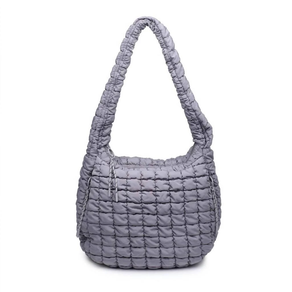 SOL and SELENE Sol And Selene - Women's Quilted Nylon Hobo Bag - Bags ...