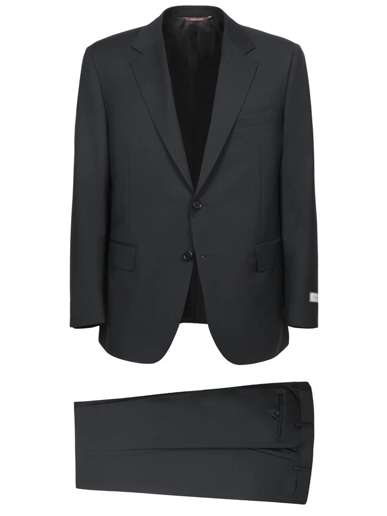 Canali Mohair Black Suit - Suits - BeyondStyle