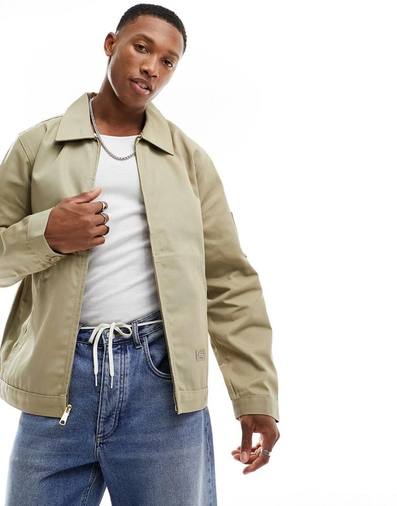 DICKIES Dickies unlined eisenhower jacket in khaki - Jackets - Free Shipping - BeyondStyle