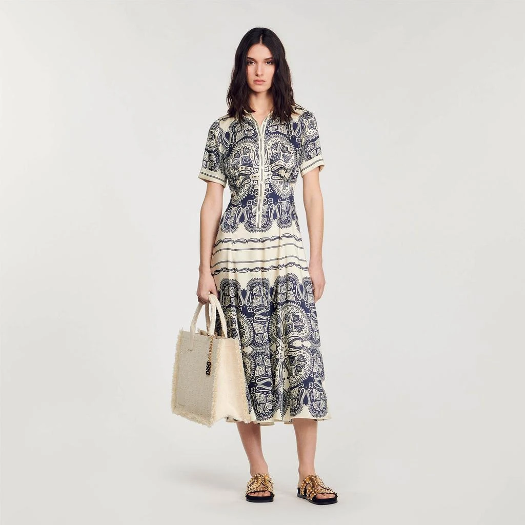 Sandro Patterned maxi dress - Dresses & Skirts - Free Shipping ...