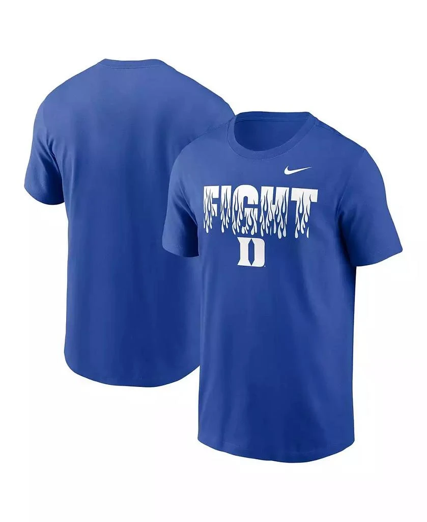 NIKE Men's Royal Duke Blue Devils Campus Local T-Shirt - T-Shirts ...