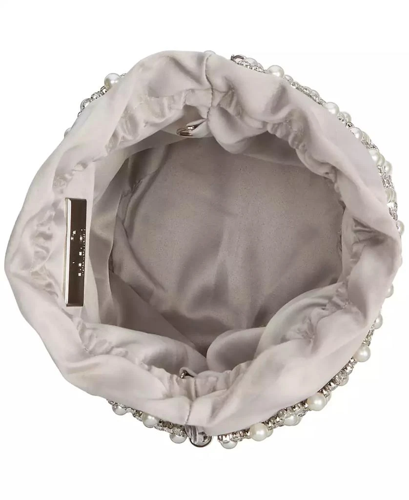 I.N.C. International Concepts Drawstring Embellished Pearl Bucket Bag, Created for Macy's ...