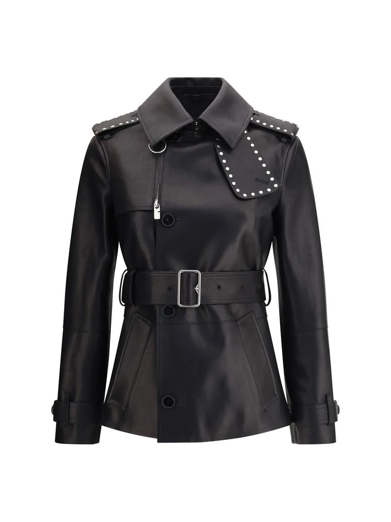 Burberry Leather Jacket - Jackets - BeyondStyle