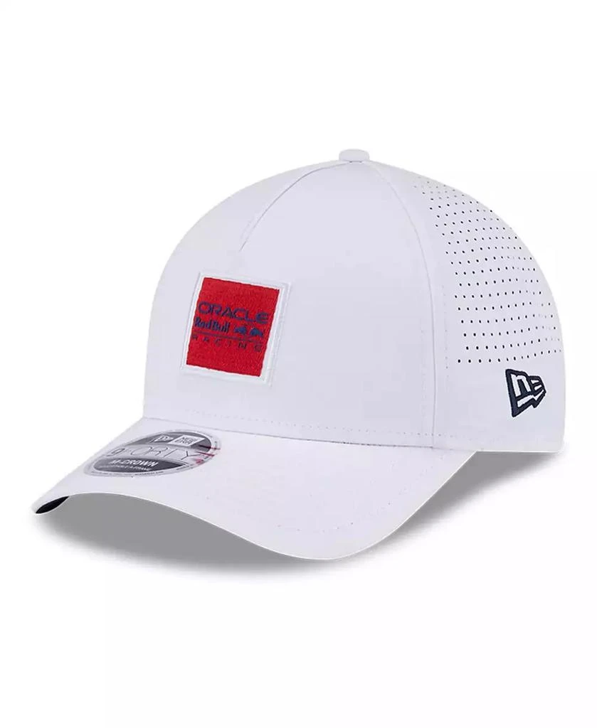 New Era Men's White Red Bull Racing A-Frame 9FORTY Adjustable Hat ...