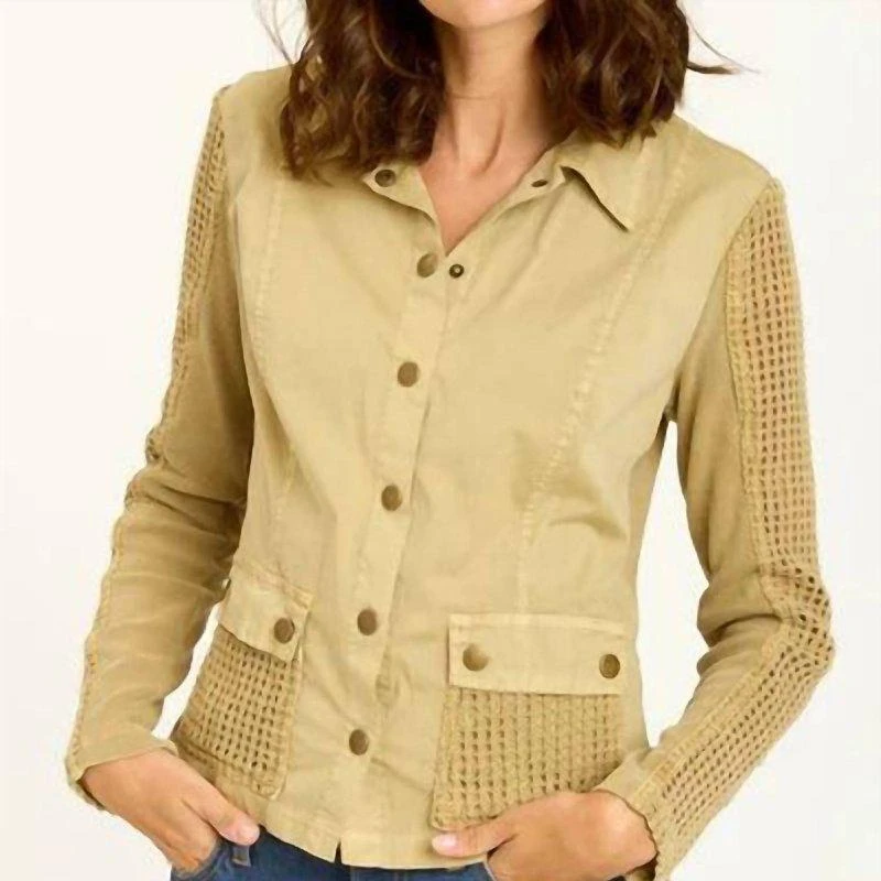 XCVI Danica Jacket In Linwood Sands Pigment - Jackets - Free Shipping ...