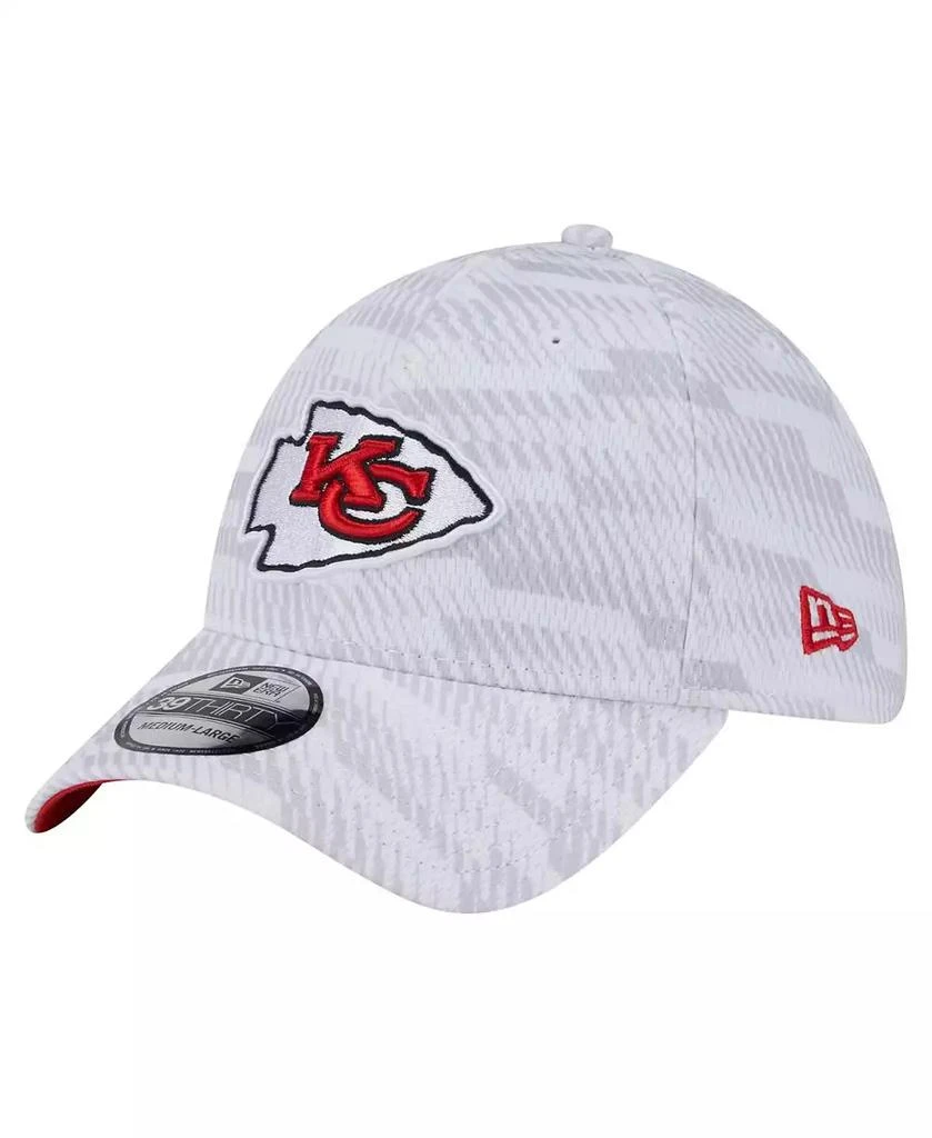 New Era Men's White Kansas City Chiefs Gameday Graded 39THIRTY Flex Hat ...