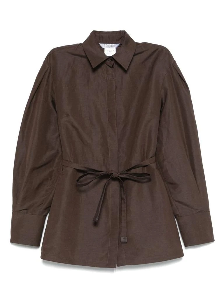 Max Mara Max Mara Linen And Silk Blend Jacket - Jackets - BeyondStyle
