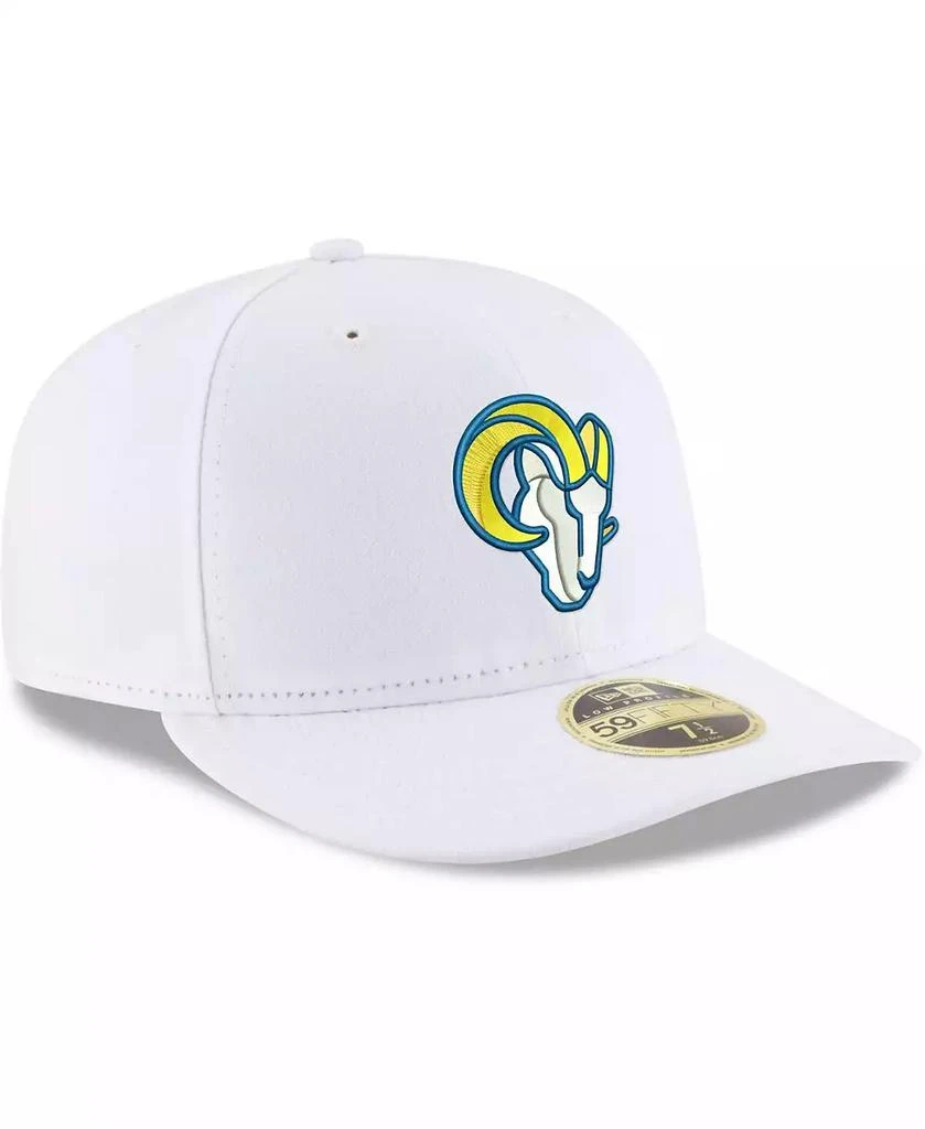New Era Men's White Los Angeles Rams Alternate Logo Omaha Low Profile ...