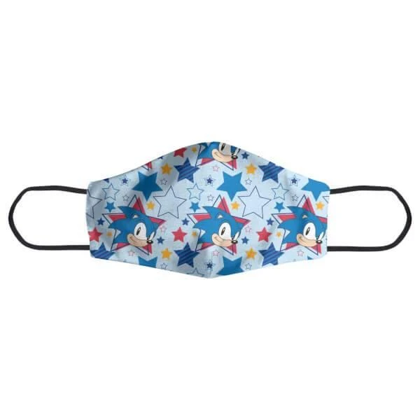 Sonic The Hedgehog Sonic The Hedgehog Classic Sonic Face Mask - BeyondStyle
