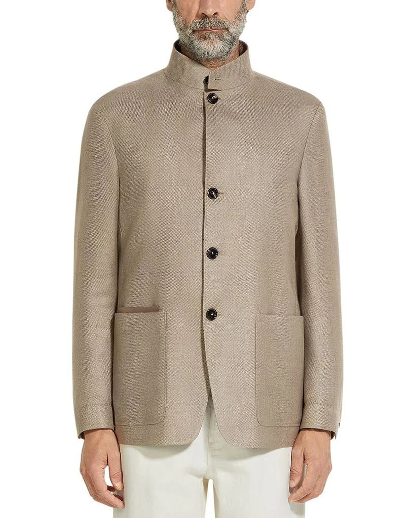 Zegna Cashmere Silk & Linen Il Conte Jacket - Jackets - Free Shipping ...