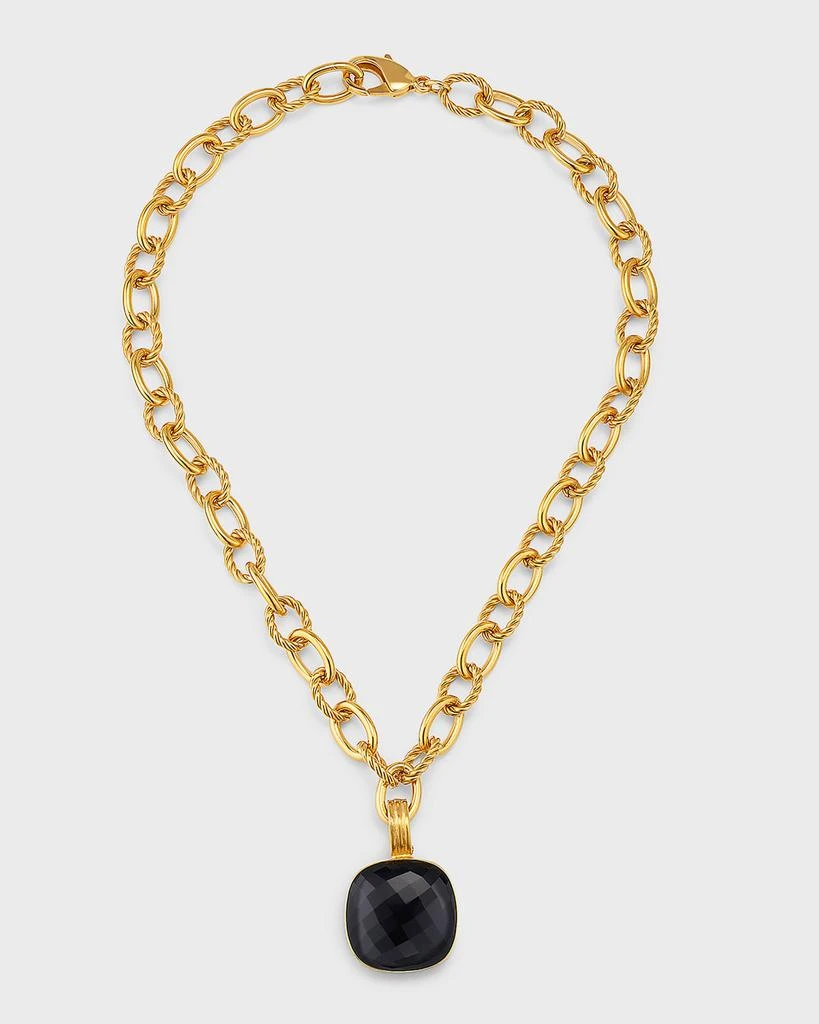 Dina Mackney Black Onyx Lily Chain Necklace - JEWELRY - Free Shipping ...