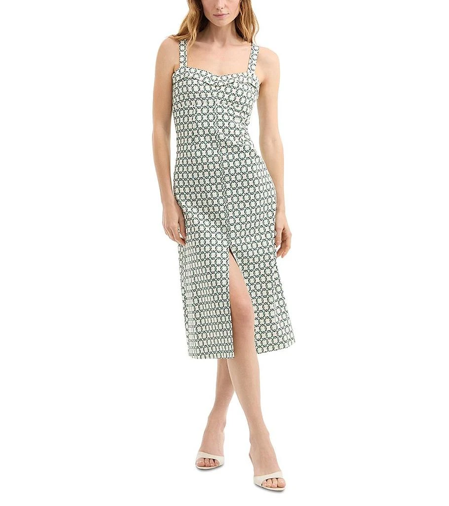 Colleen Printed Slit Midi Dress – On Sale Now with Up to 60% Off ...