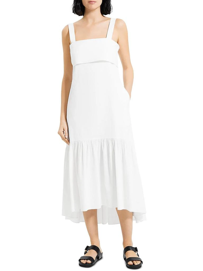 Theory Womens Linen Long Midi Dress - Dresses & Skirts - Free Shipping ...
