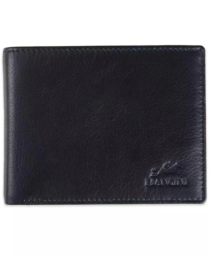 Mancini Leather Goods Men's Bellagio Collection Left Wing Bifold Wallet ...