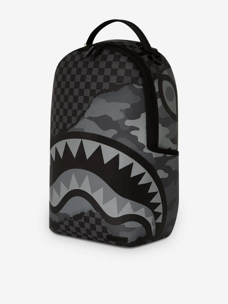 Sprayground Sprayground Kids Split Up Camo Tear Backpack in Black (44cm ...